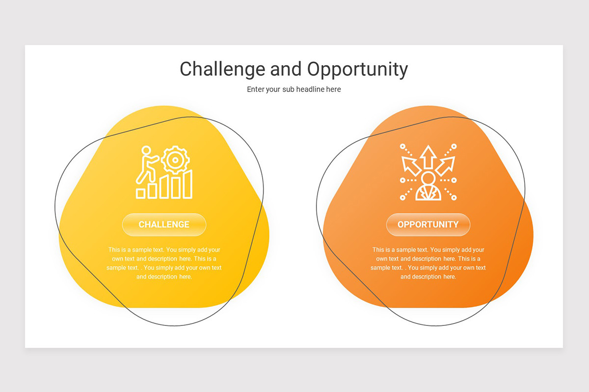 Challenge and Opportunity PowerPoint Template | Nulivo Market