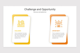 Challenge and Opportunity PowerPoint Template | Nulivo Market