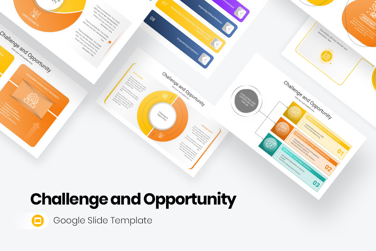 Challenge and Opportunity Google Slide Template | Nulivo Market