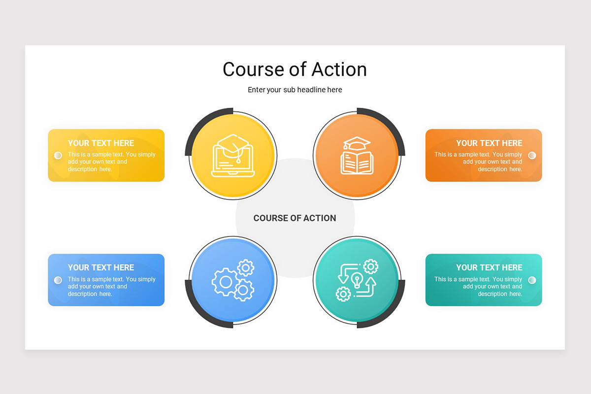 Course of Action PowerPoint Presentation Template | Nulivo Market