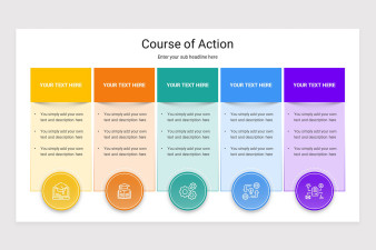 Course of Action PowerPoint Presentation Template | Nulivo Market