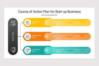 Course of Action Keynote Presentation Template | Nulivo Market
