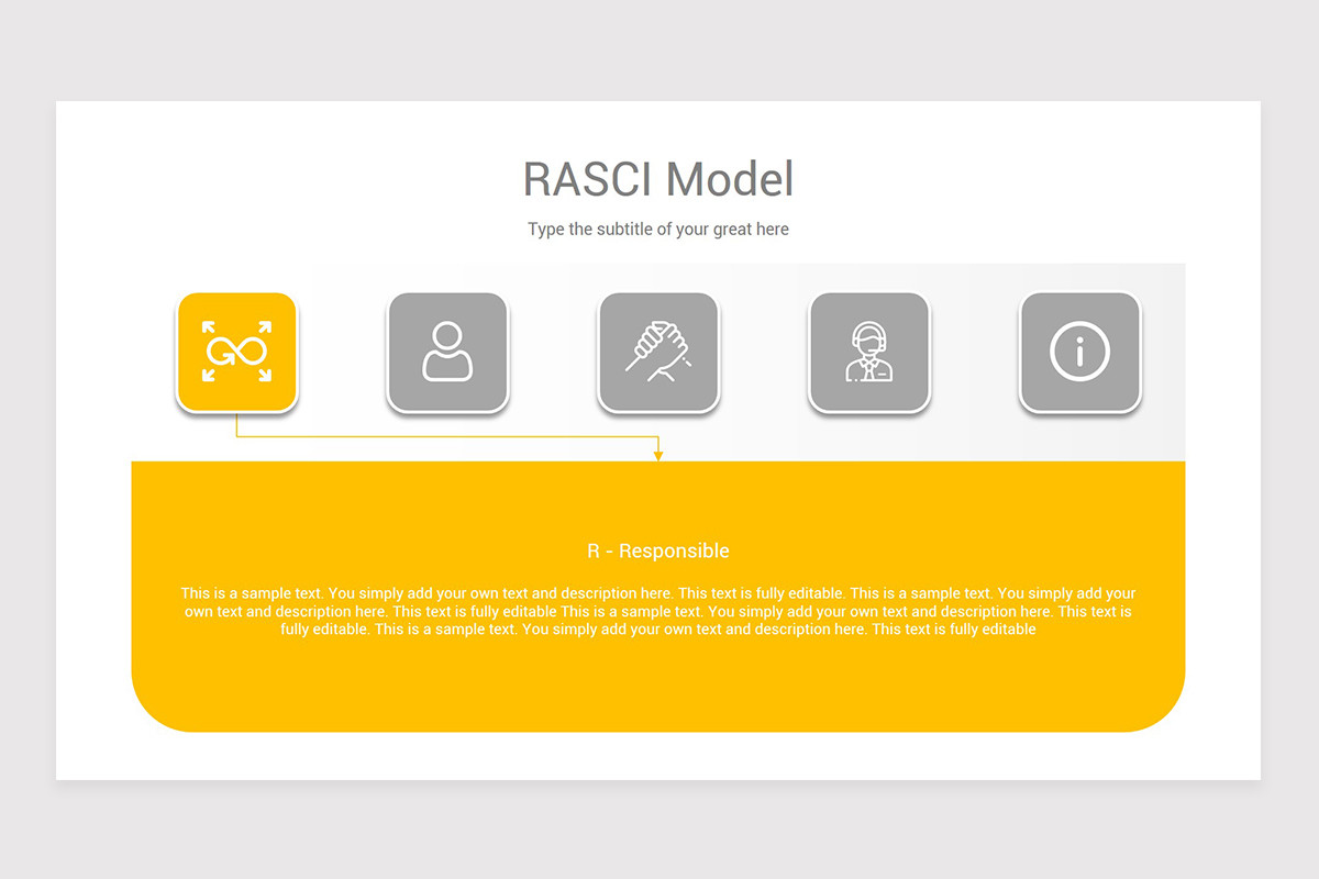 RASCI Model PowerPoint Template | Nulivo Market