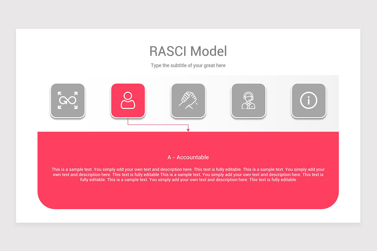 RASCI Model PowerPoint Template | Nulivo Market