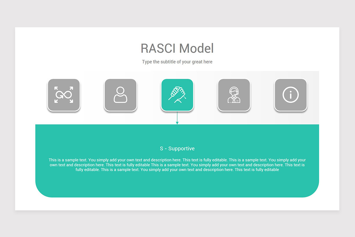 RASCI Model PowerPoint Template | Nulivo Market