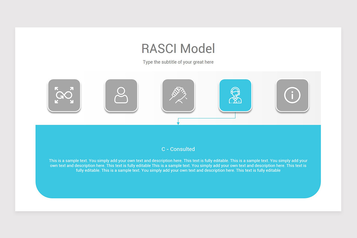 RASCI Model PowerPoint Template | Nulivo Market