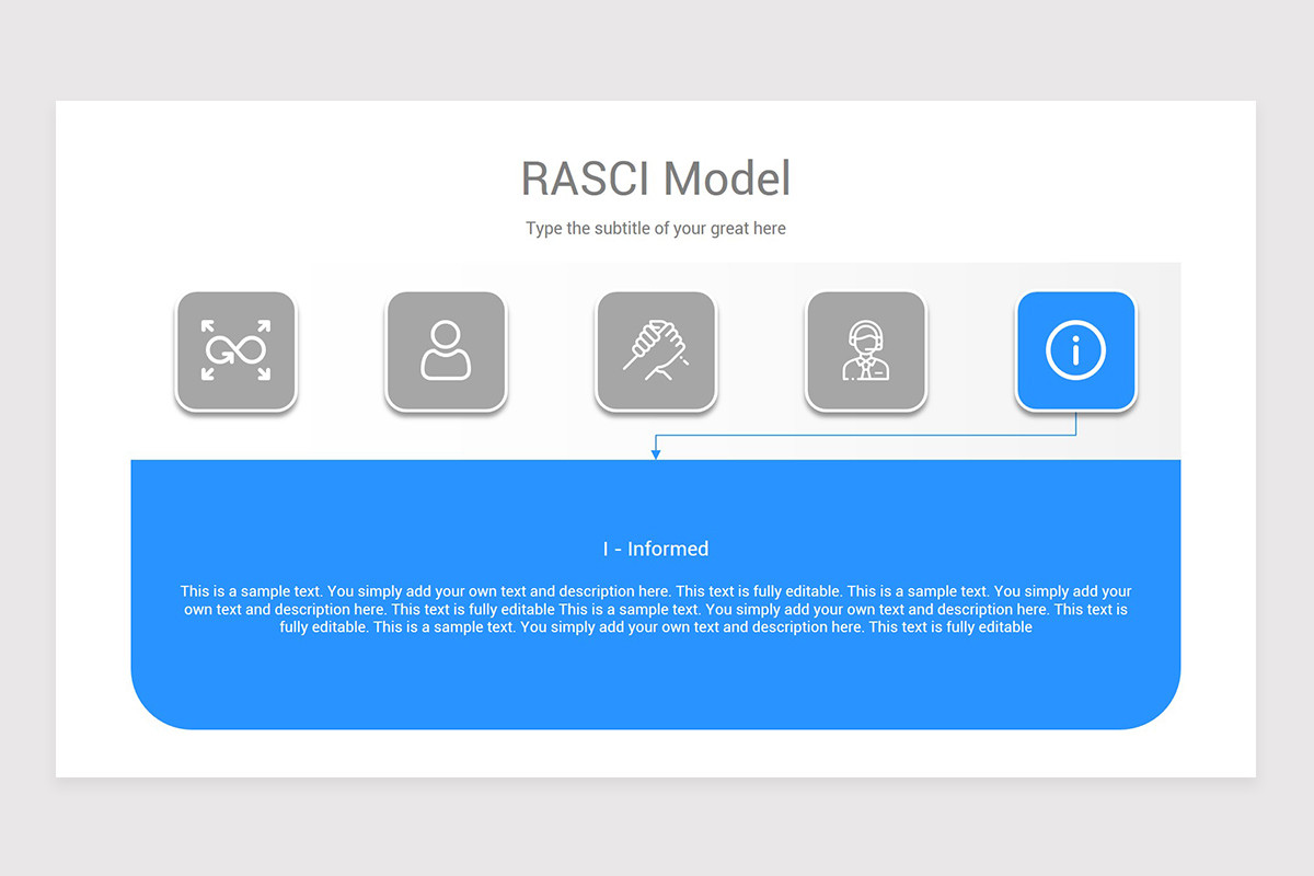 RASCI Model PowerPoint Template | Nulivo Market