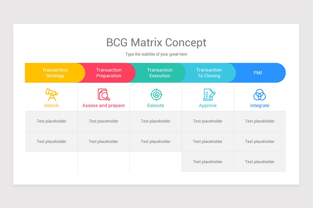 BCG Matrix PowerPoint PPT Template | Nulivo Market