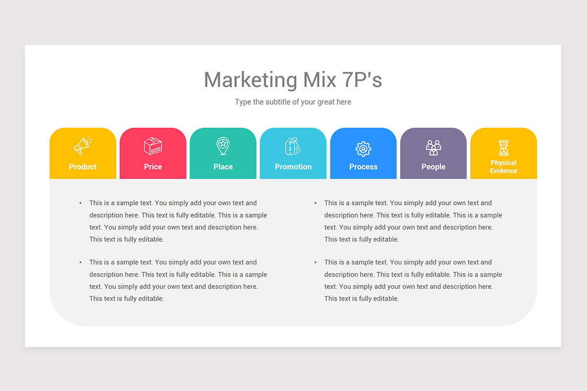 Marketing Mix Diagrams PowerPoint Template | Nulivo Market