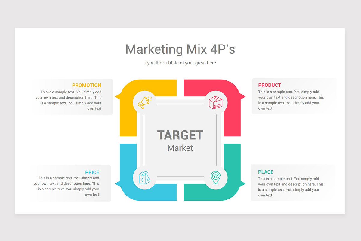 Marketing Mix Diagrams Keynote Template | Nulivo Market