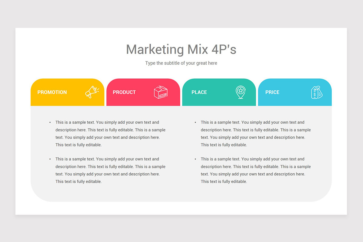 Marketing Mix Diagrams Keynote Template | Nulivo Market