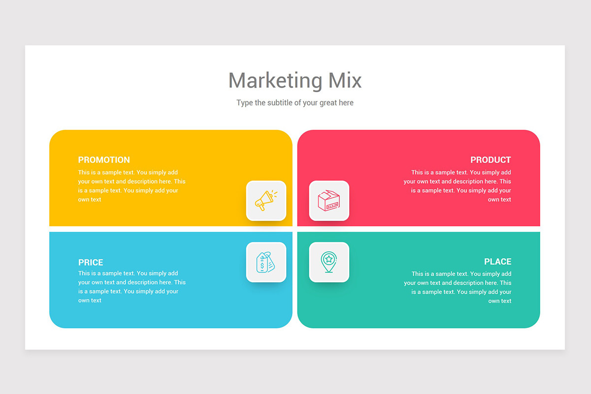 Marketing Mix Diagrams Keynote Template | Nulivo Market