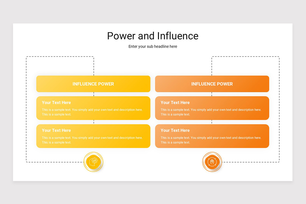 Power and Influence Google Slide Presentation Template | Nulivo Market