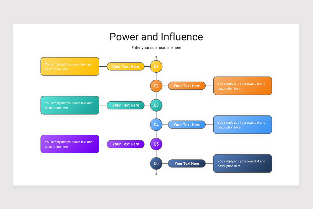 Power and Influence Google Slide Presentation Template | Nulivo Market