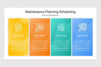 Maintenance Planning PowerPoint Presentation Template | Nulivo Market