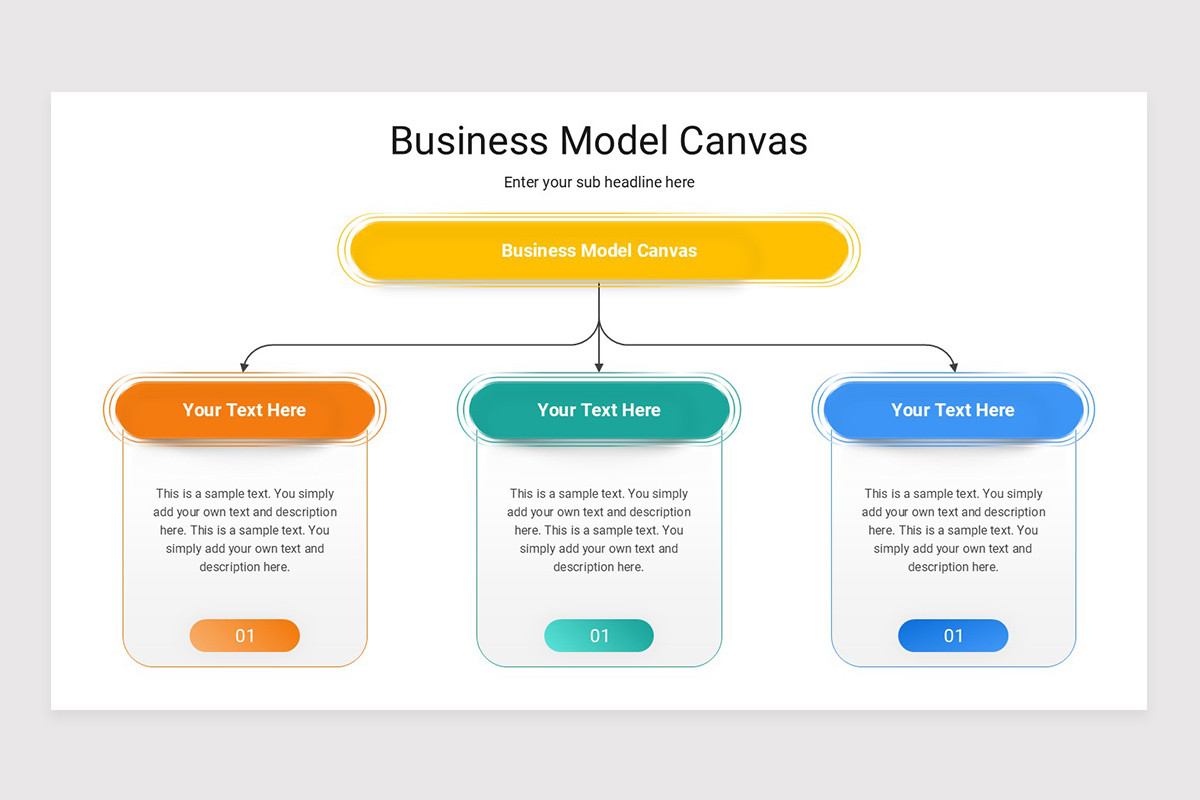 Business Model Canvas PowerPoint Presentation Template | Nulivo Market