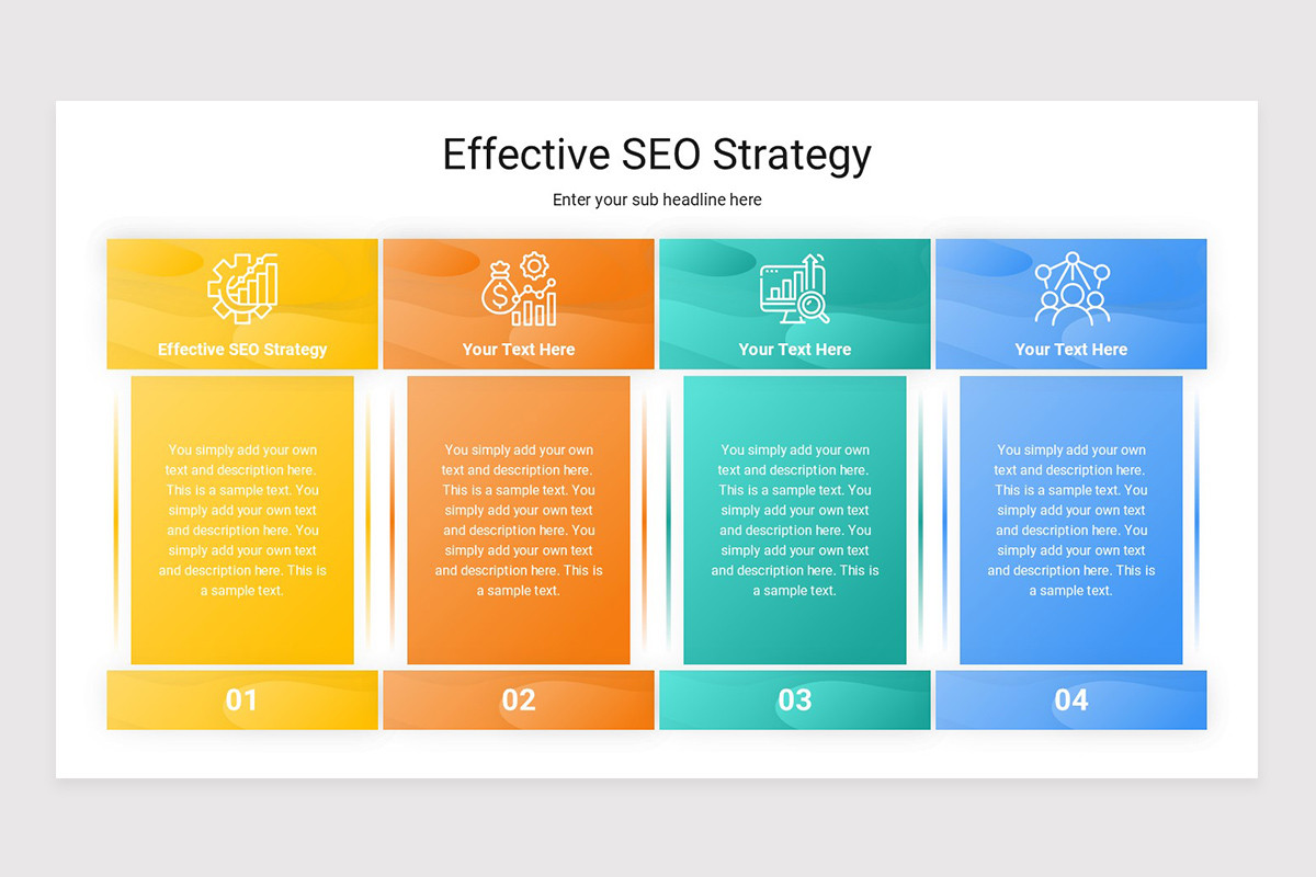 SEO Strategy PowerPoint Presentation Template | Nulivo Market