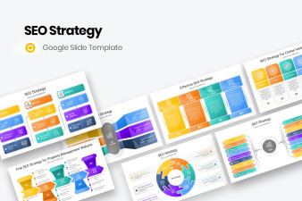 SEO Strategy Google Slide Presentation Template | Nulivo Market