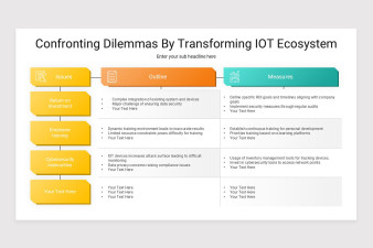 Confrontation Matrix Keynote Presentation Template | Nulivo Market