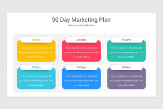 30 60 90 Day Marketing Plan Keynote Template | Nulivo Market