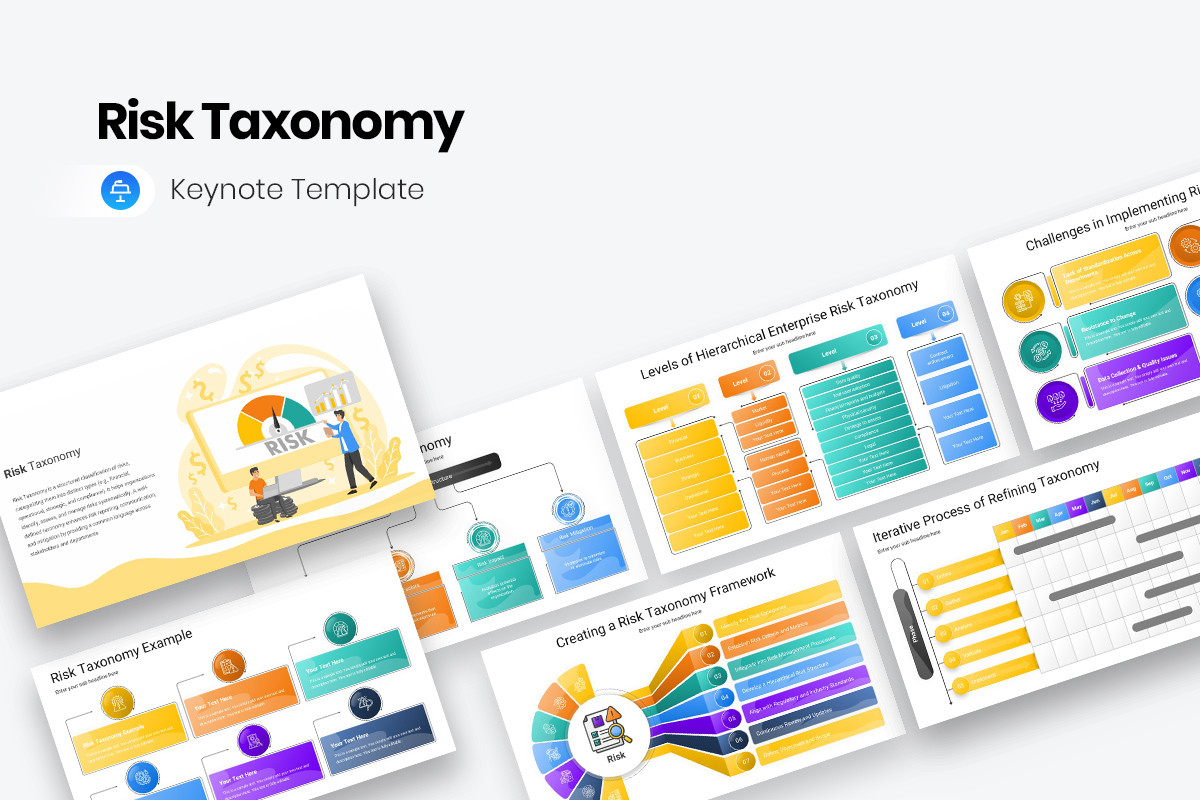 Risk Taxonomy Keynote Presentation Template | Nulivo Market