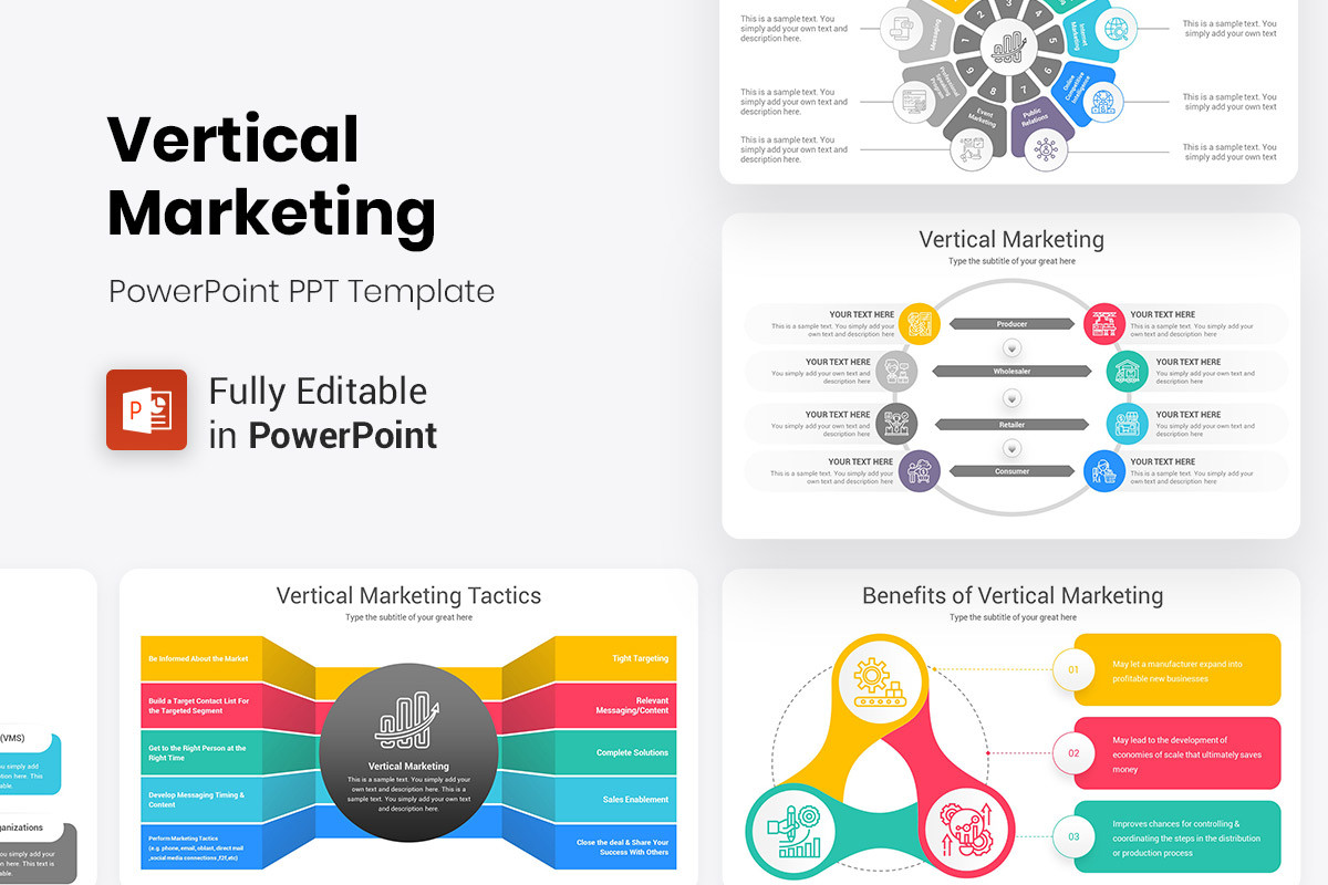 Vertical Marketing System PowerPoint PPT Template | Nulivo Market