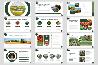 Cropling - Organic Farm & Agriculture Google Slides Template | Nulivo ...