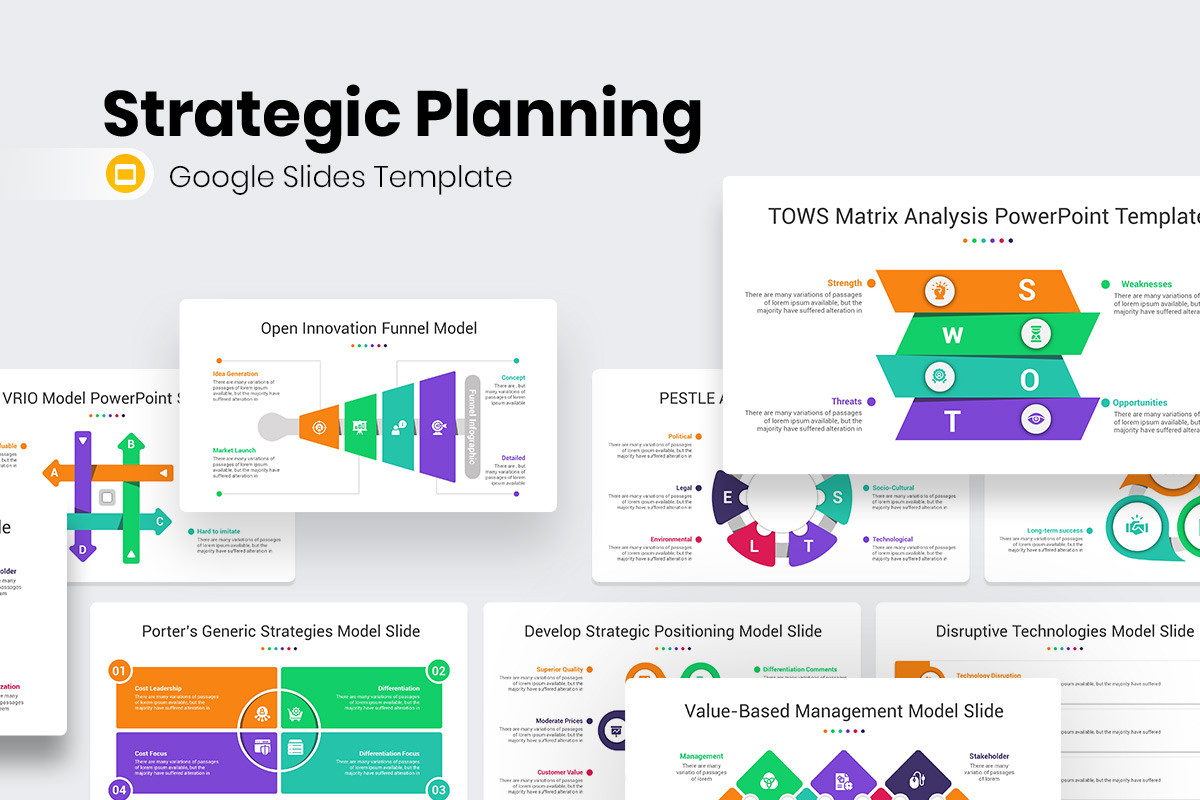 Strategic Planning Google Slides Template | Nulivo Market