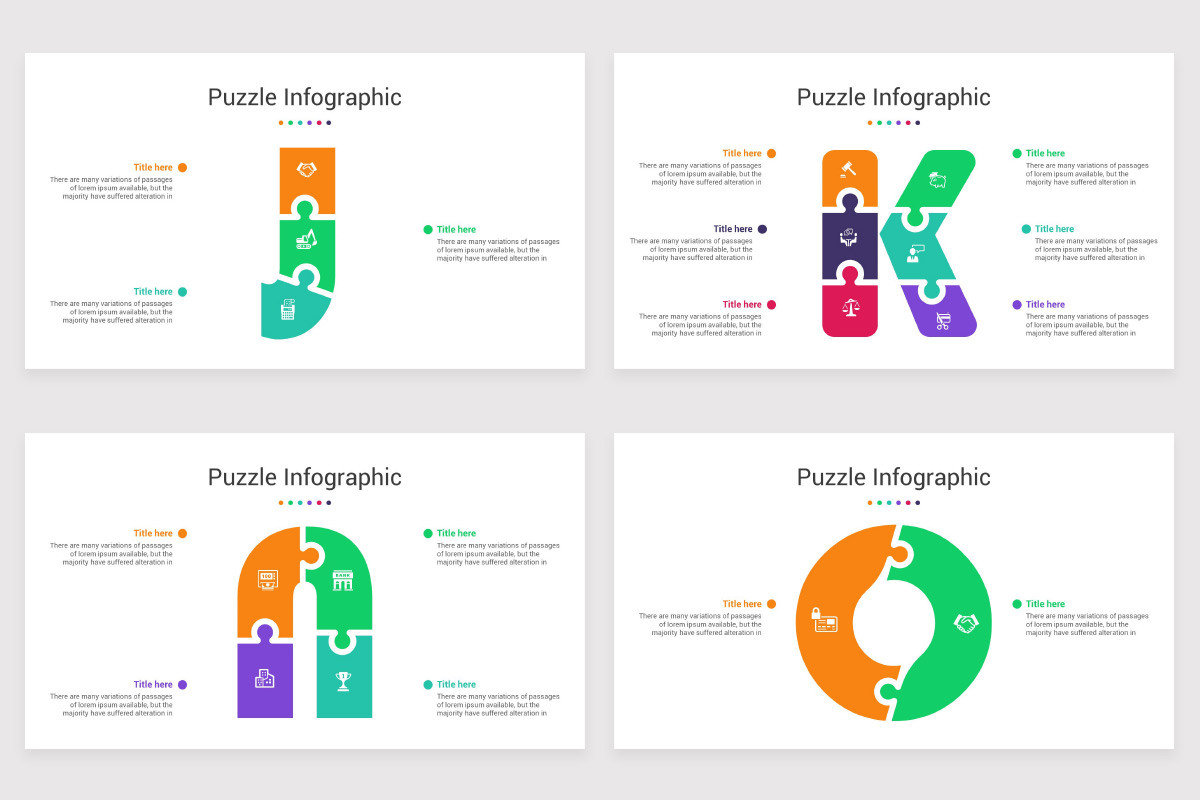 Puzzle Infographics Google Slides Template | Nulivo Market