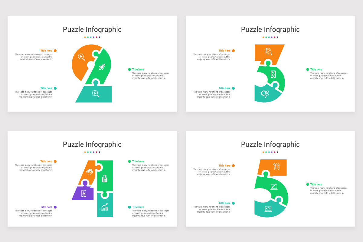 Puzzle Infographics Google Slides Template | Nulivo Market