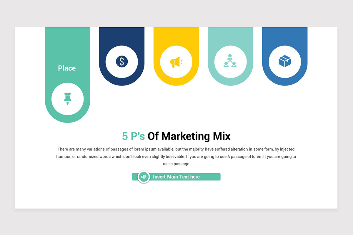 5 Ps of Marketing Google Slides Template | Nulivo Market