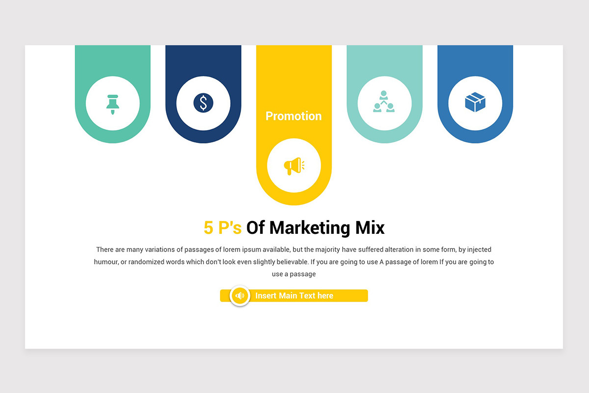 5 Ps of Marketing Google Slides Template | Nulivo Market