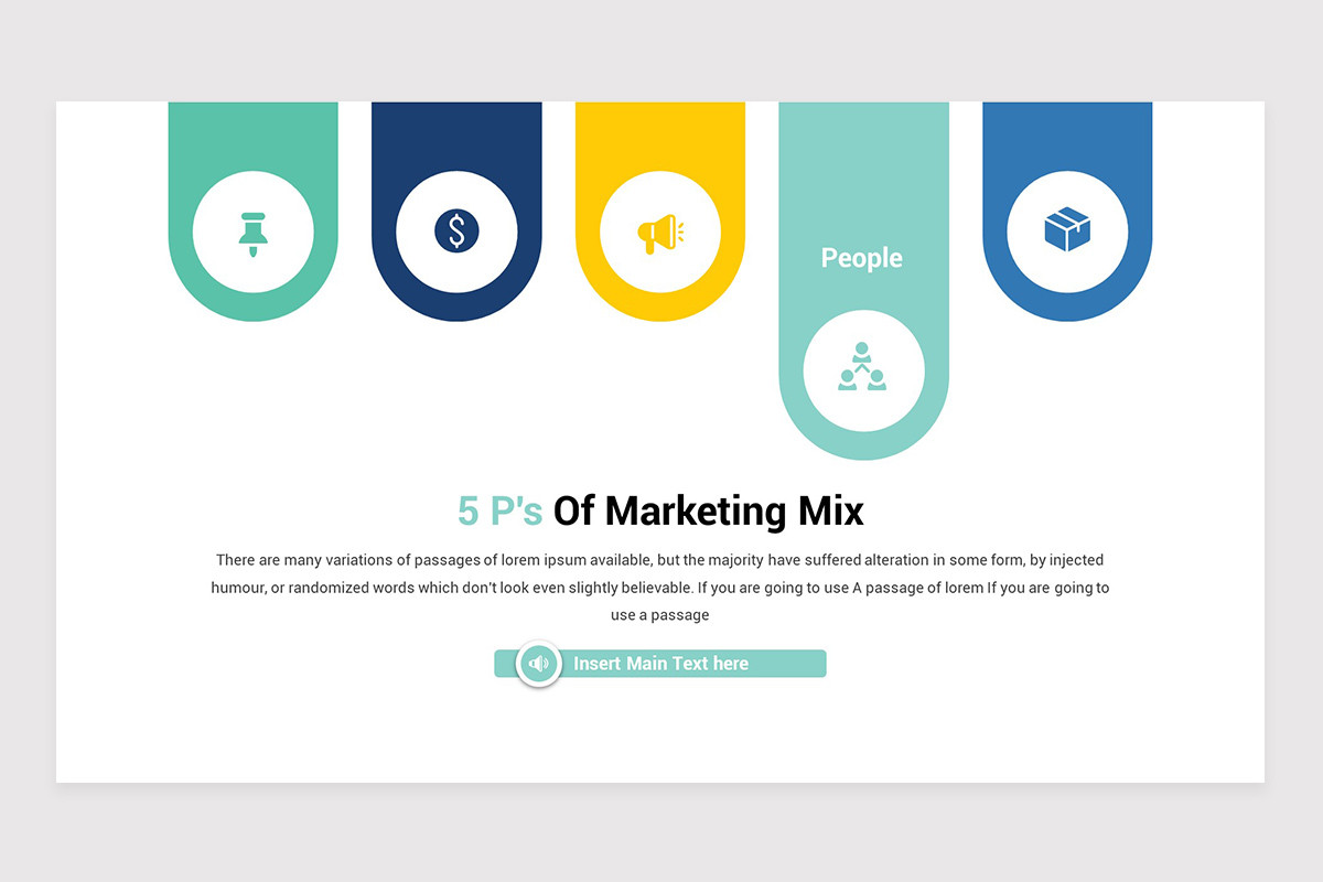 5 Ps of Marketing Google Slides Template | Nulivo Market