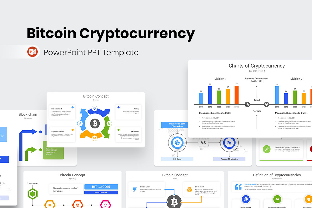 Bitcoin Cryptocurrency PowerPoint Template | Nulivo Market