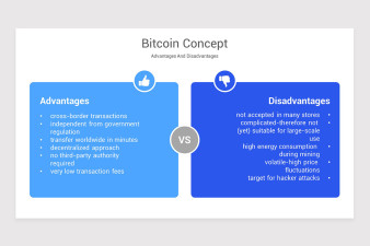 Bitcoin Cryptocurrency PowerPoint Template | Nulivo Market