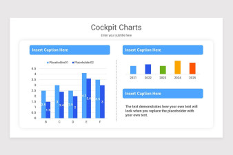 Cockpit Charts PowerPoint Template | Nulivo Market