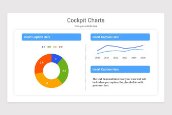 Cockpit Charts Keynote Template | Nulivo Market
