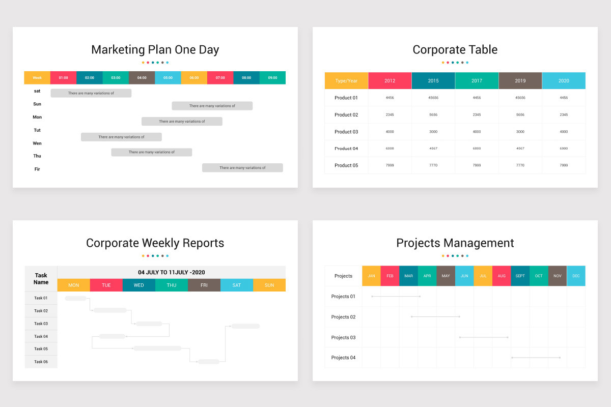 Strategy Table PowerPoint Template | Nulivo Market
