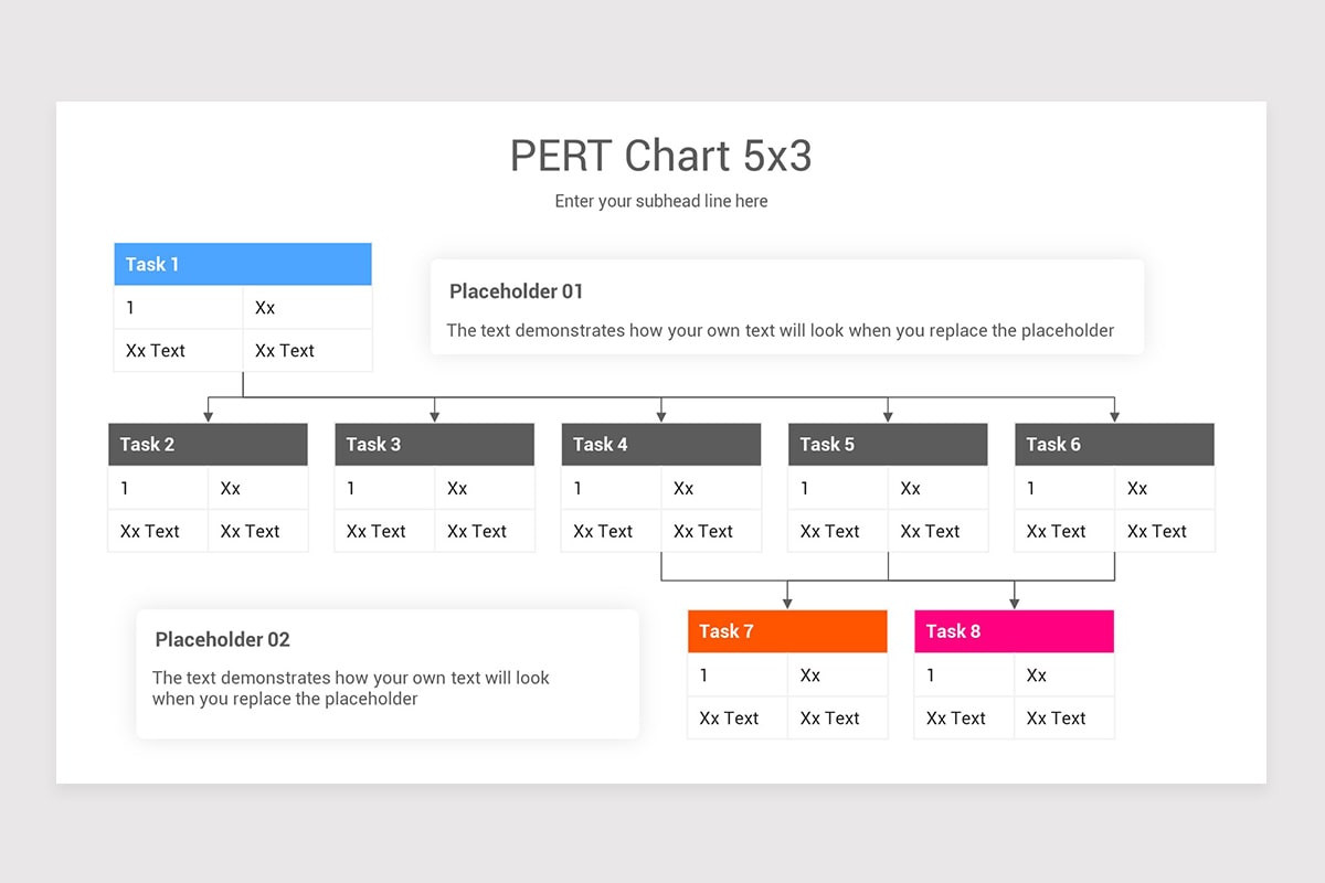 PERT Charts Google Slides Template | Nulivo Market