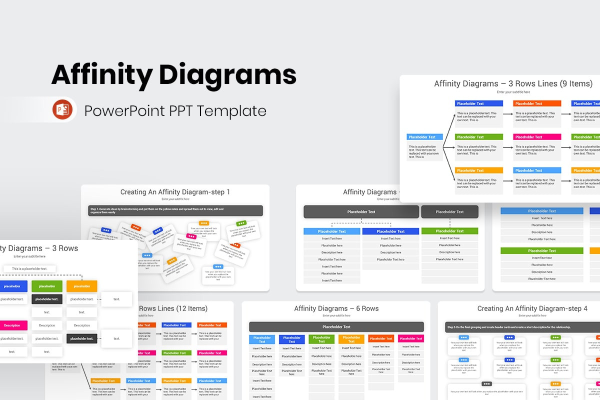Affinity Diagrams PowerPoint Template | Nulivo Market
