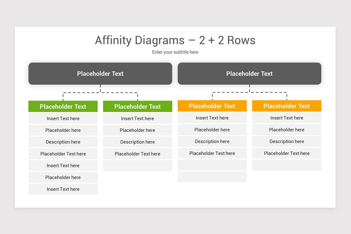 Affinity Diagrams PowerPoint Template | Nulivo Market