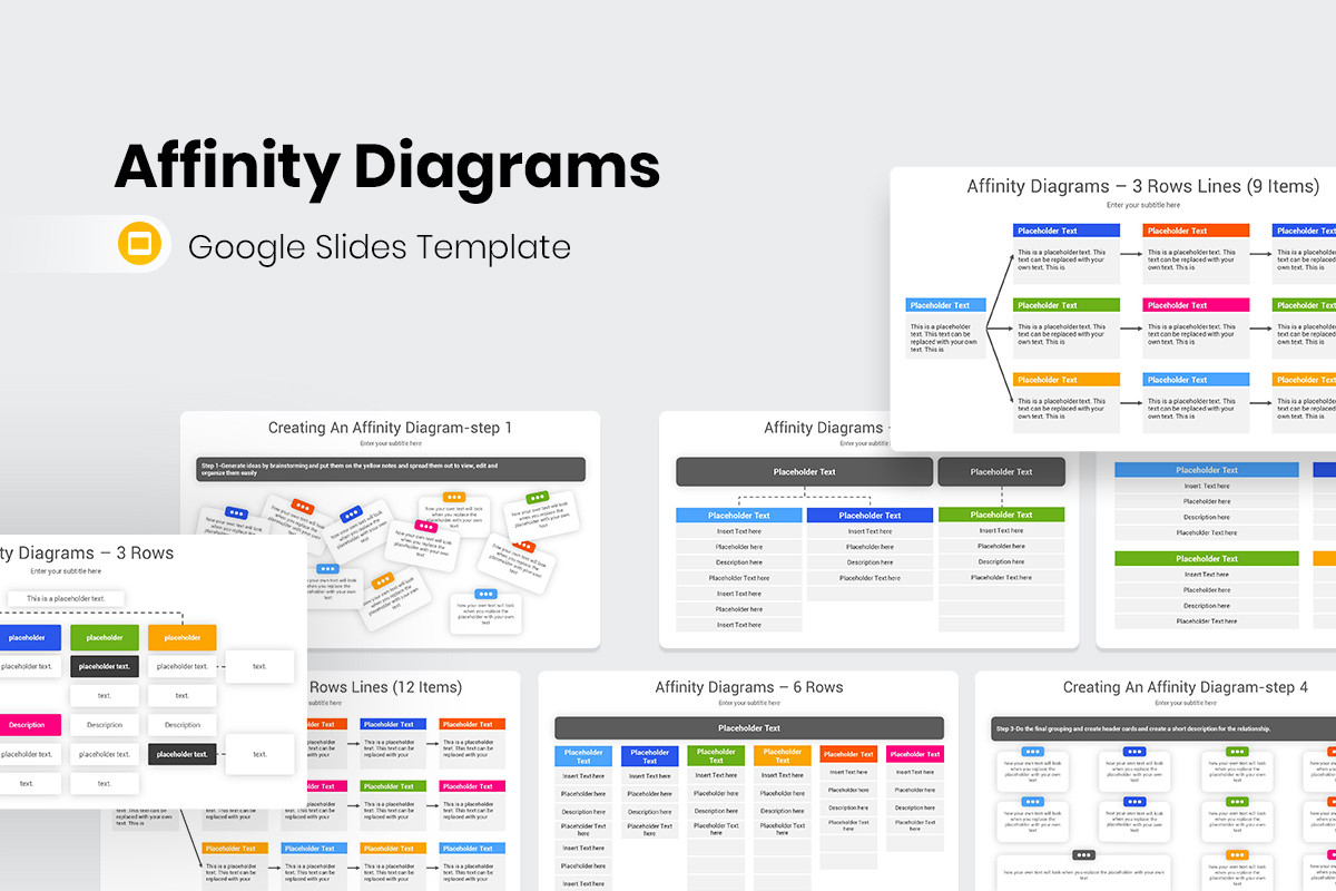 Affinity Diagrams Google Slides Template | Nulivo Market
