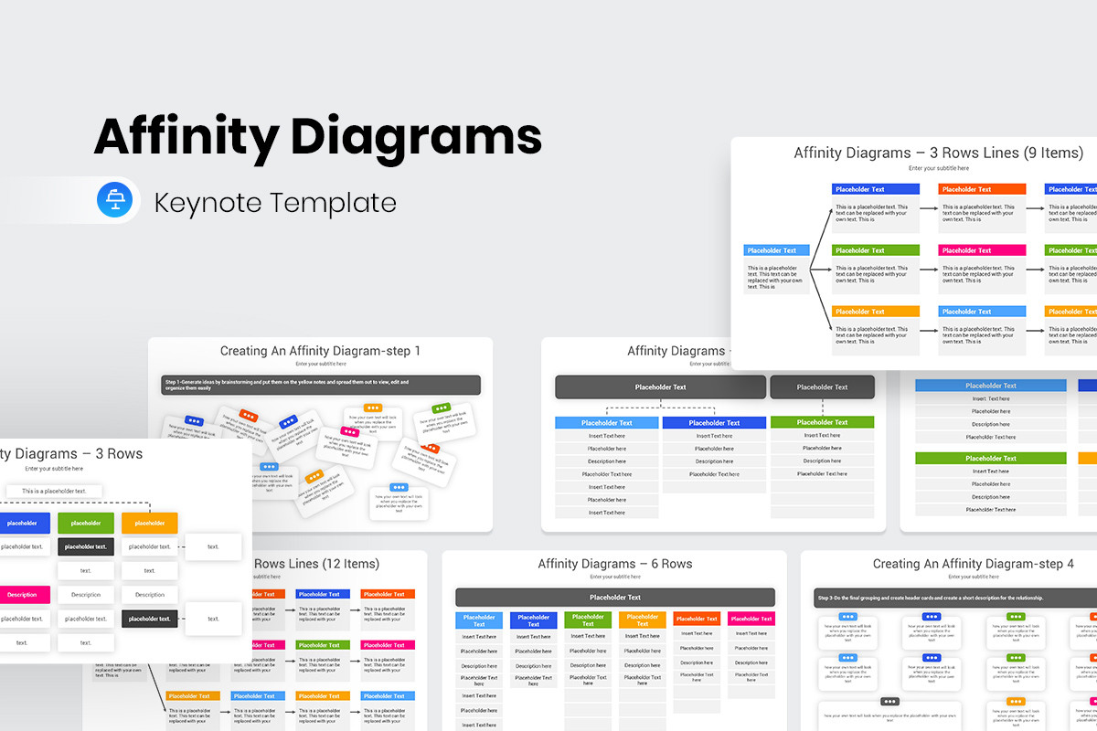 Affinity Diagrams Keynote Template | Nulivo Market