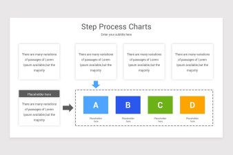 Step Process Charts PowerPoint Template | Nulivo Market