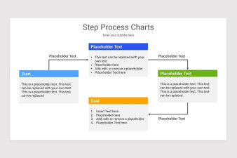 Step Process Charts Keynote Template | Nulivo Market