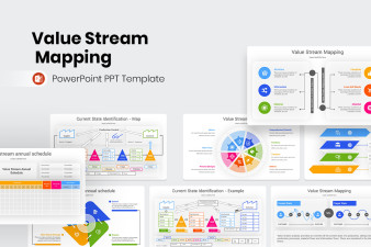 Value Stream Mapping PowerPoint Template | Nulivo Market