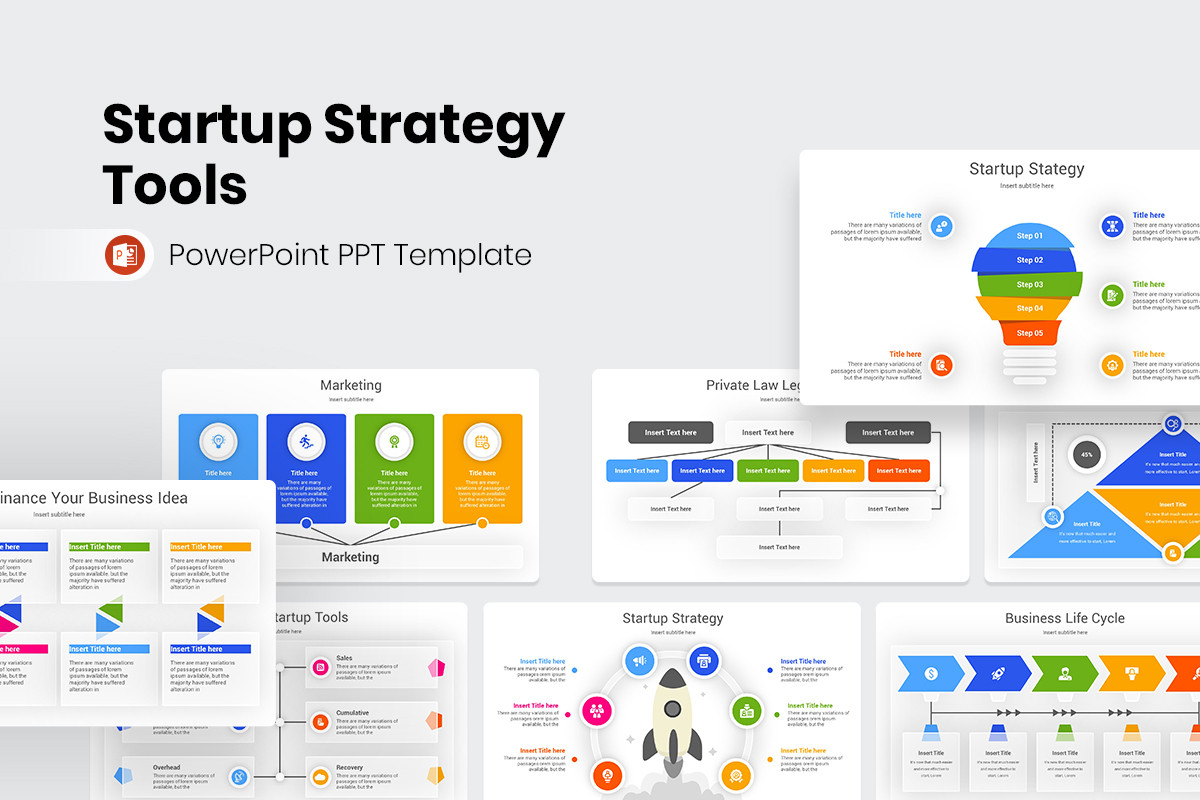 Startup Strategy Tools PowerPoint Template | Nulivo Market