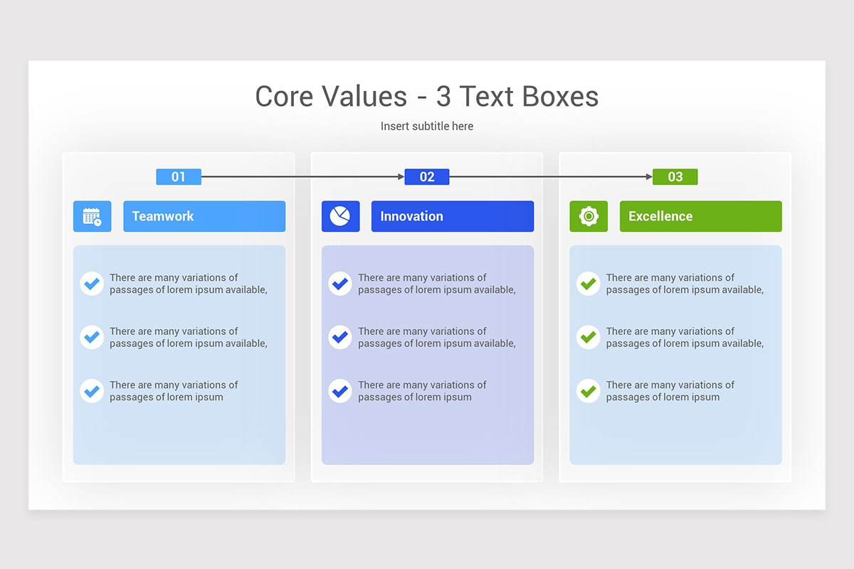 Company Core Values PowerPoint Template | Nulivo Market