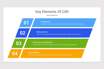 Corporate Social Responsibility PowerPoint Template | Nulivo Market