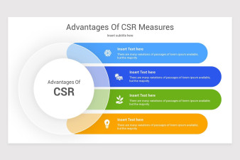 Corporate Social Responsibility PowerPoint Template | Nulivo Market